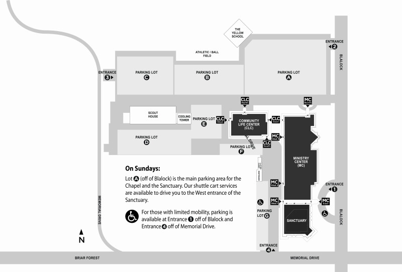 Maps | Memorial Drive Presbyterian Church | Houston